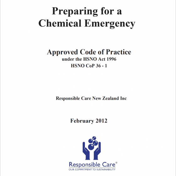 HSNO Approved Codes of Practice – Responsible Care New Zealand